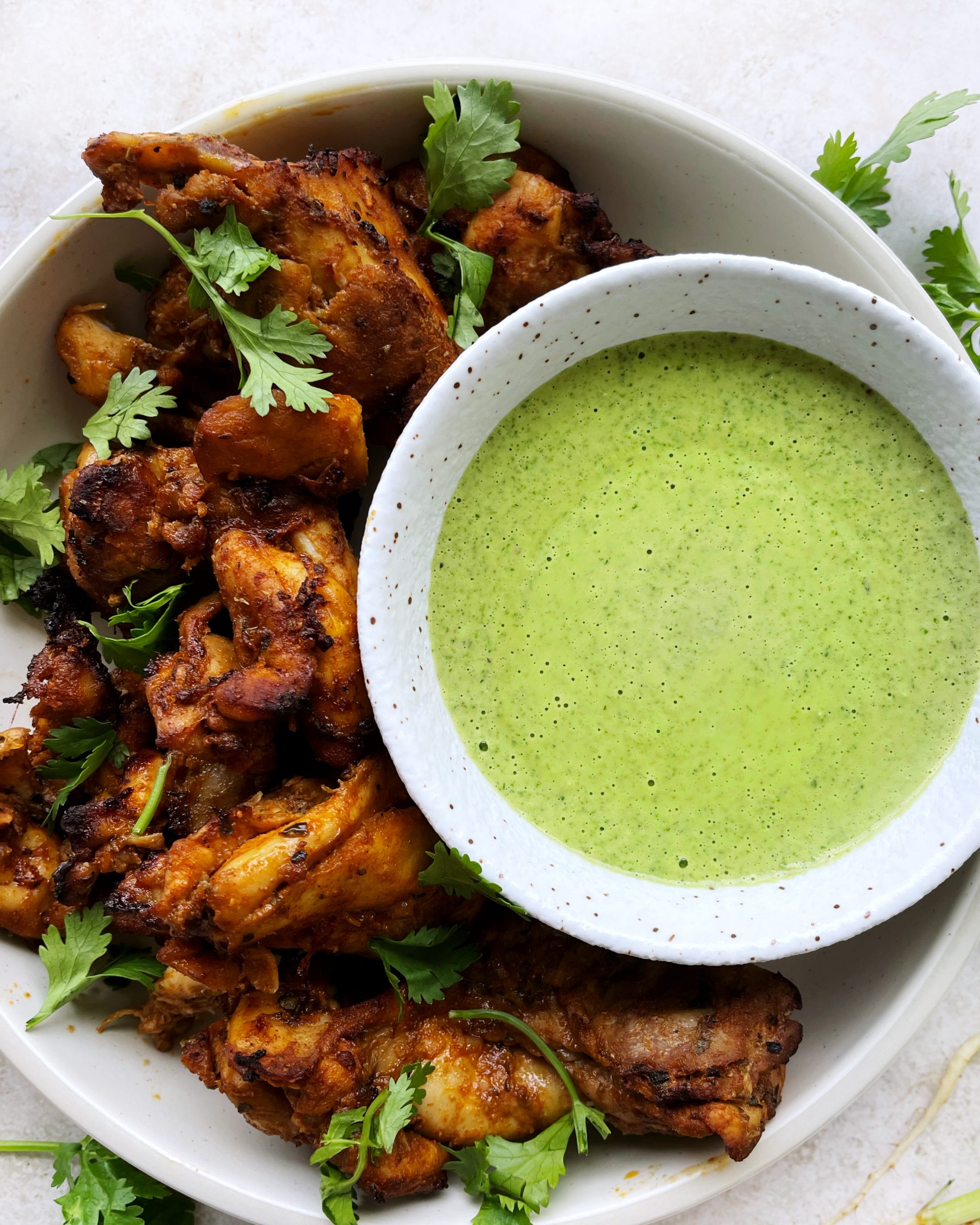 Peruvian-Style Roast Chicken with Green Sauce (Aji Verde) | Healthy-ish ...