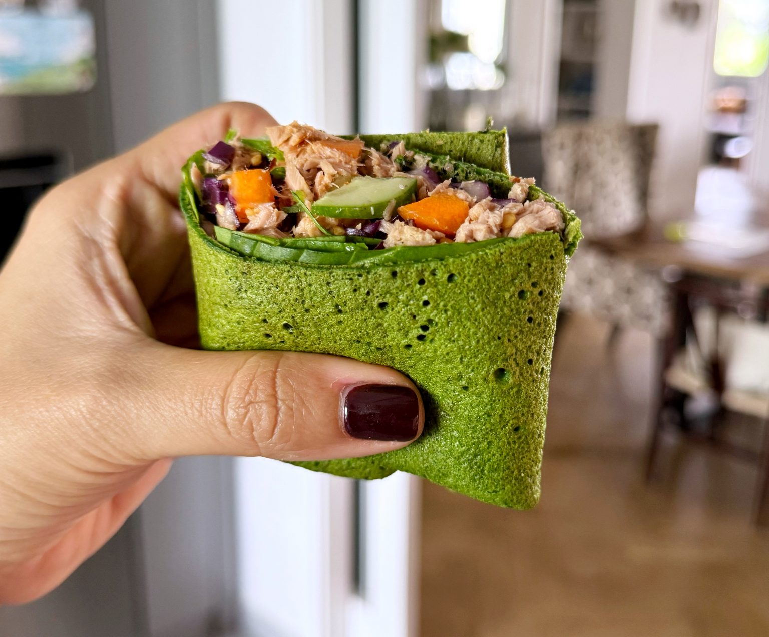 2 Ingredient High Protein Wrap | Healthy-ish & Happy